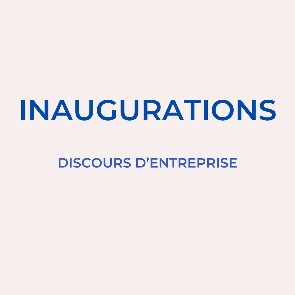 Exemples de discours d'entreprise rédigés pour toutes les situatio